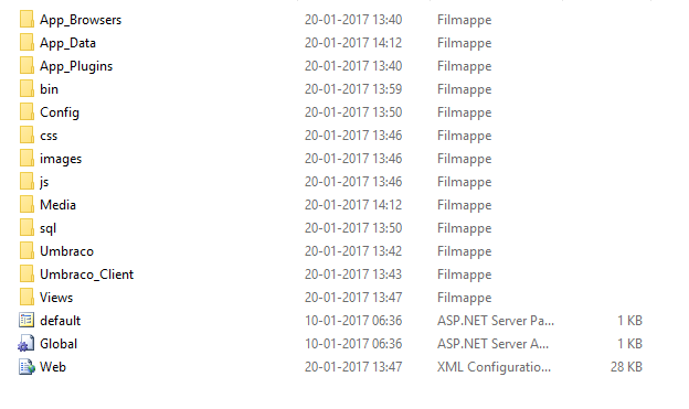 how to open the log file in umbraco